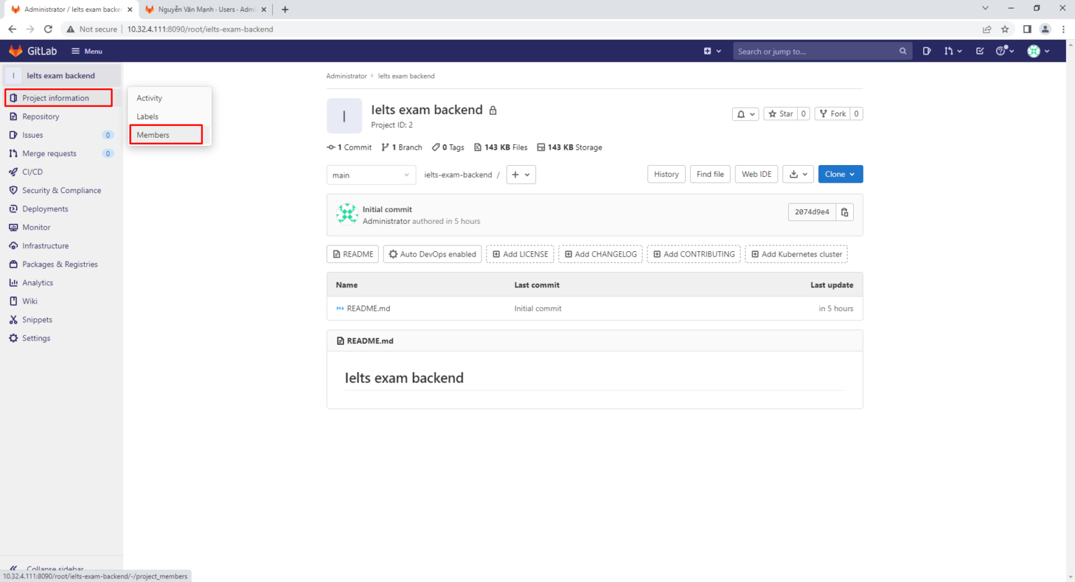 Setup Gitlab CICD pipeline private registry - elroydevops