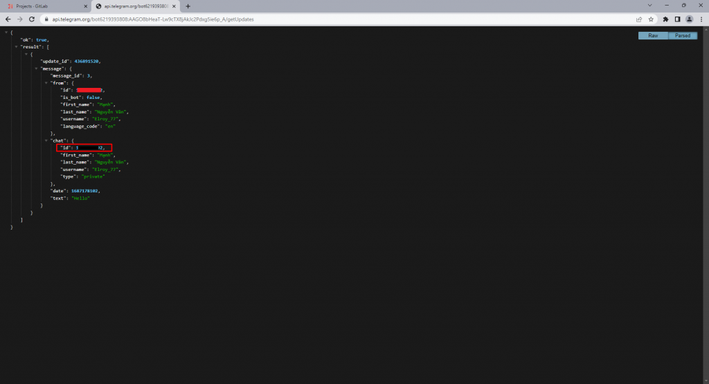 Tích hợp gửi thông báo Gitlab CI/CD đến Telegram 2 phút hơn - elroydevops